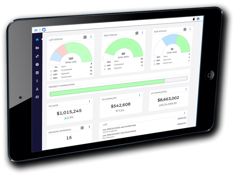 CivilPro - Quality Assurance Software for Civil Construction.